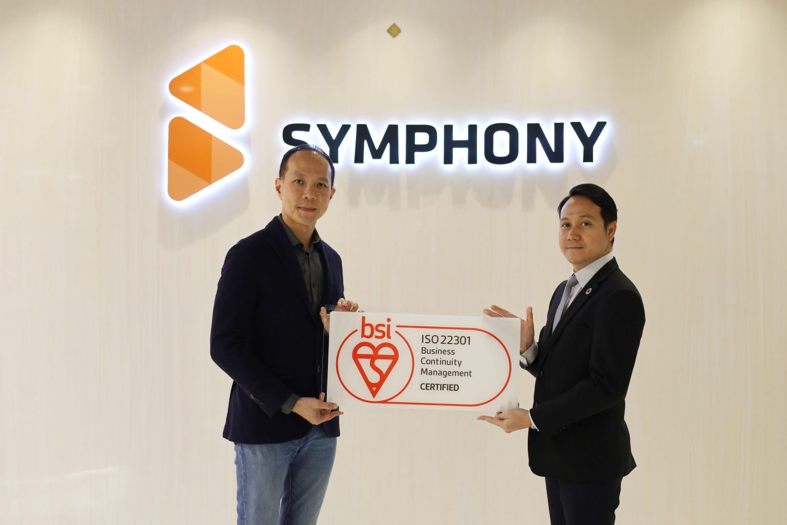 SYMPHONY COMMUNICATION has achieved ISO 22301 BCMS Certificate ... SYMPHONY COMMUNICATION has achieved ISO 22301 BCMS Certificate ...